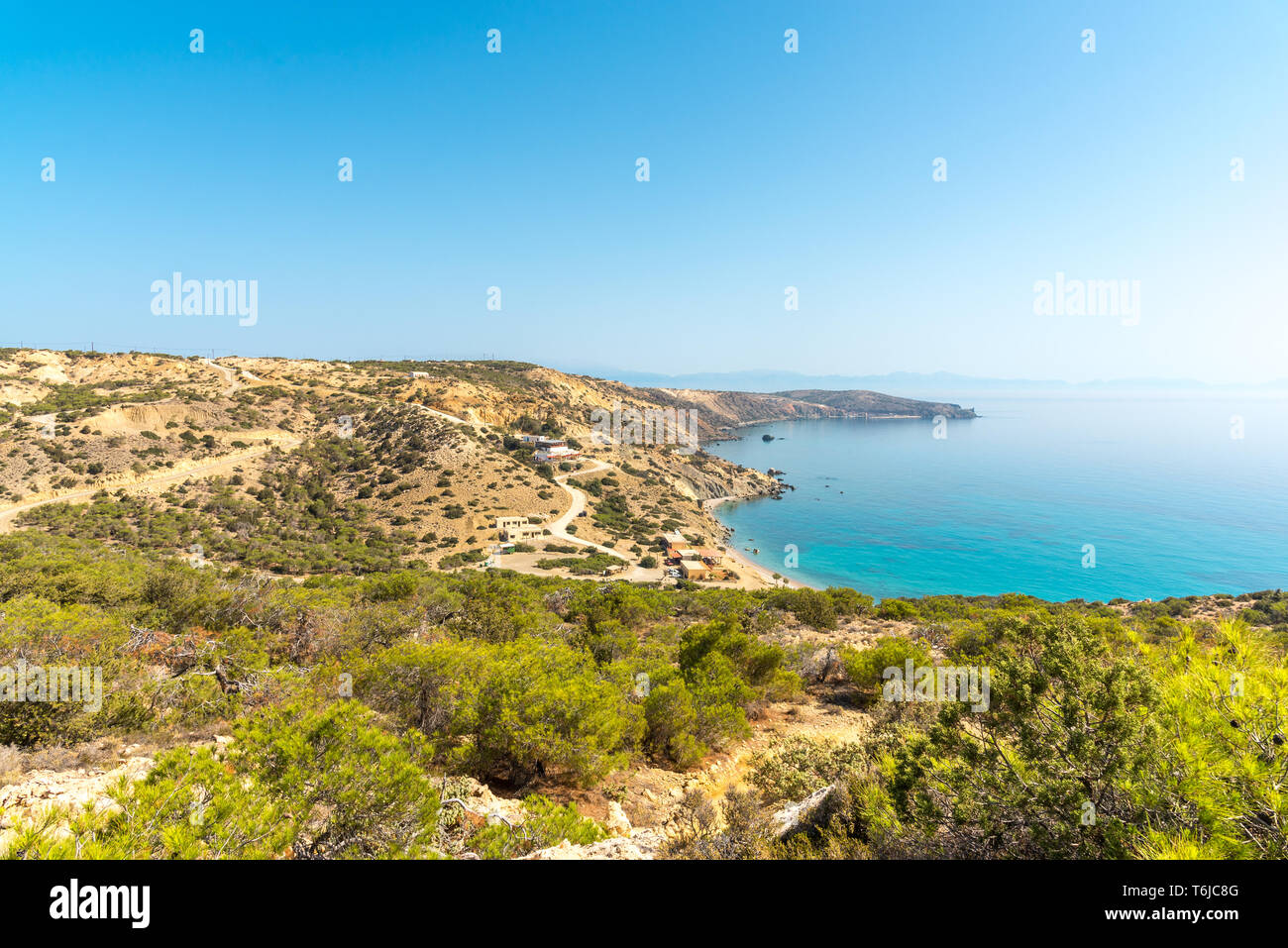 The Korfos beach Stock Photo - Alamy