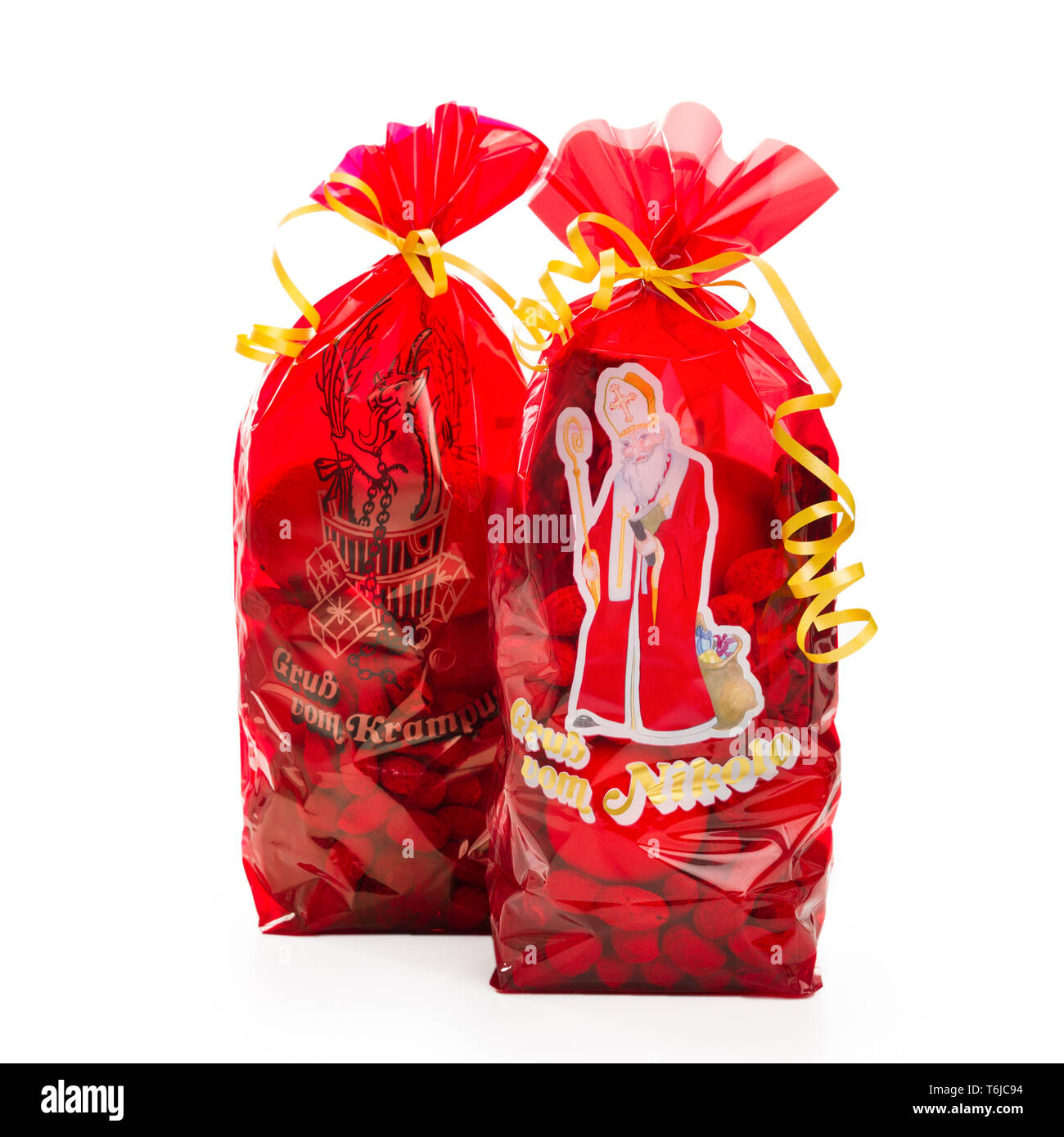 Saint Nicholas and Krampus concept Stock Photo - Alamy