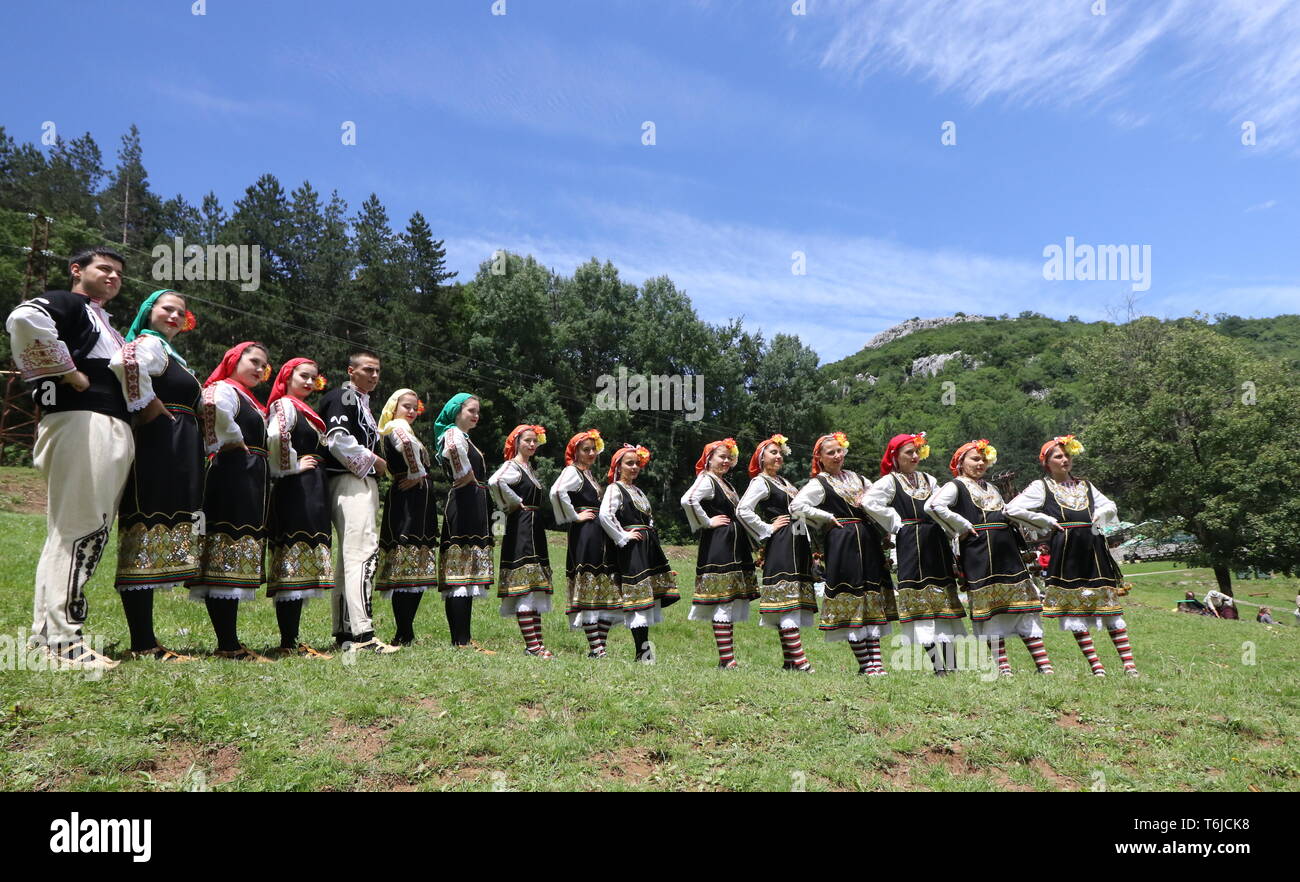 People in traditional authentic folk costumes Stock Photo - Alamy