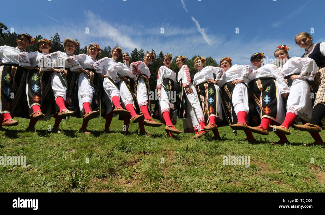 People in traditional authentic folk costumes Stock Photo - Alamy