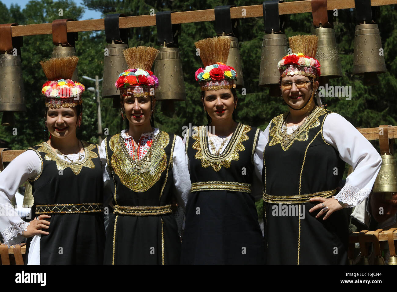 People in traditional authentic folk costumes Stock Photo - Alamy