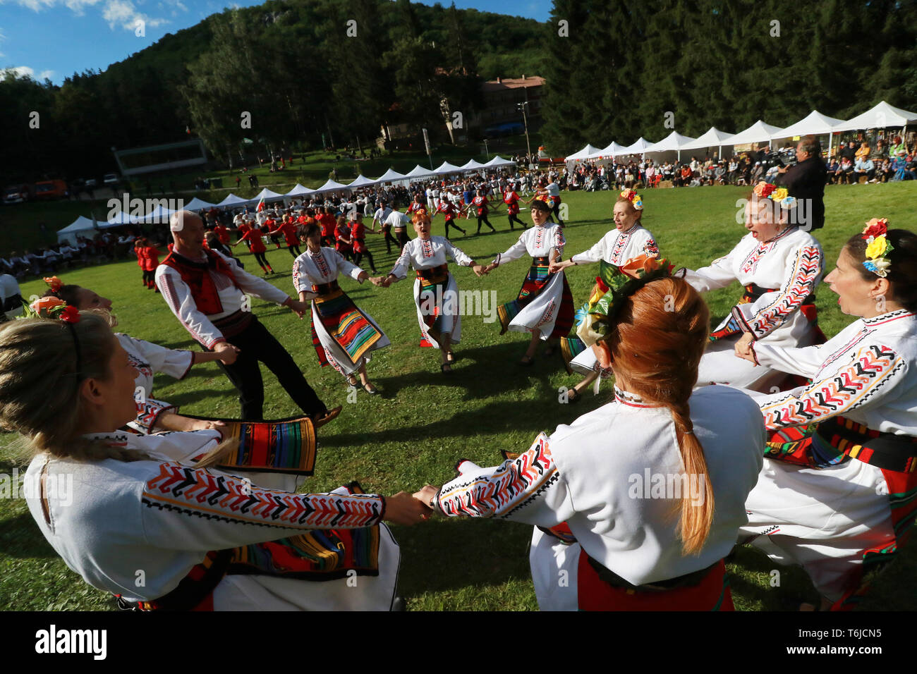 People in traditional authentic folk costumes Stock Photo - Alamy
