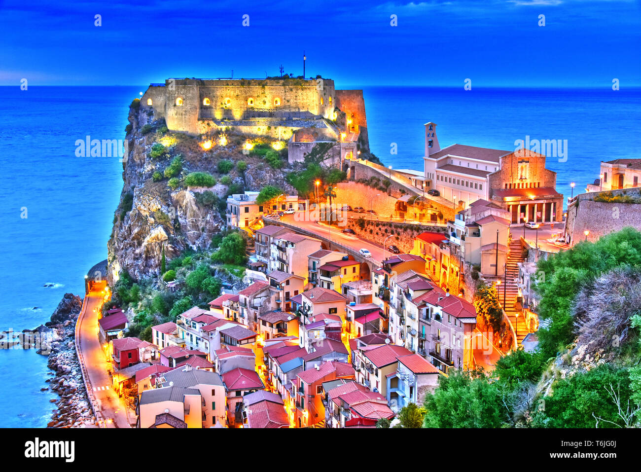 The city of Scilla in the Province of Reggio Calabria Stock Photo - Alamy