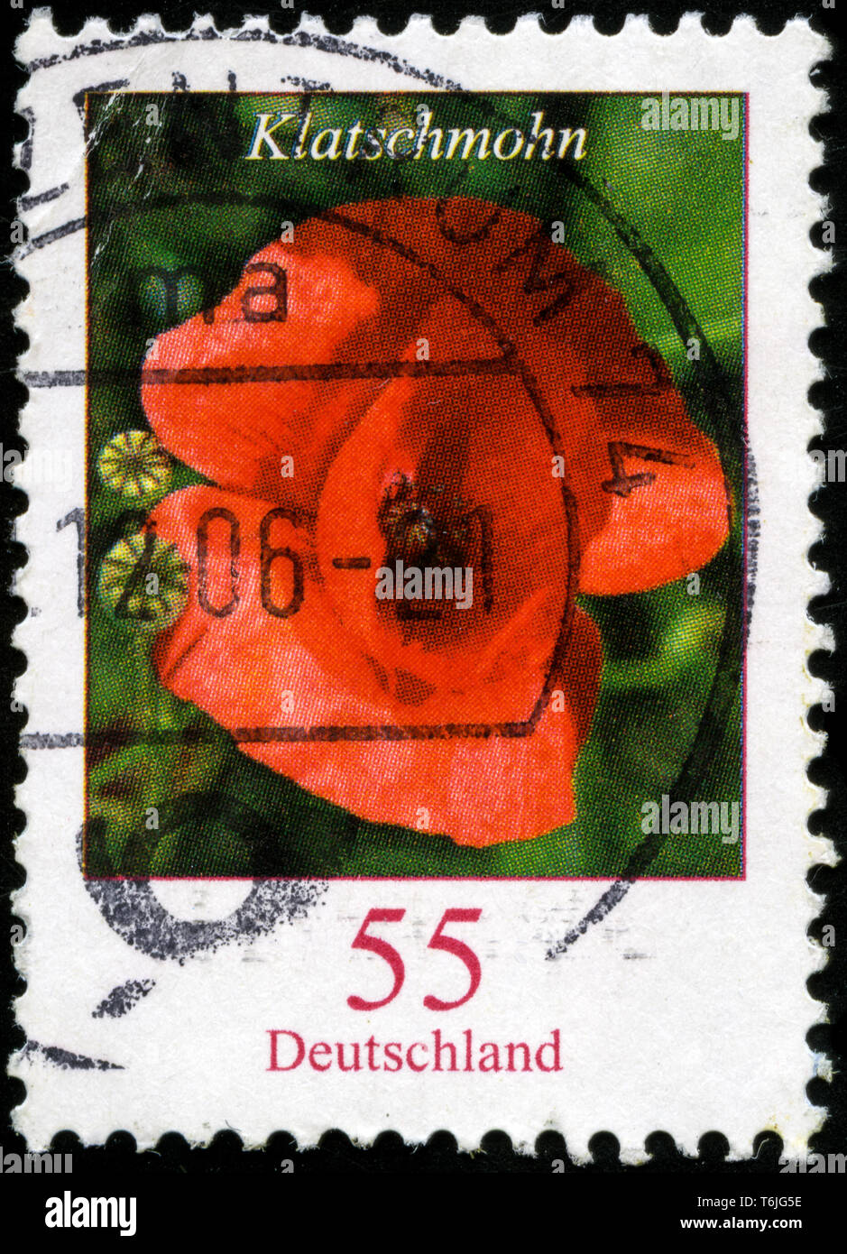 Postage stamp from the Federal Republic of Germany in the Flowers ...