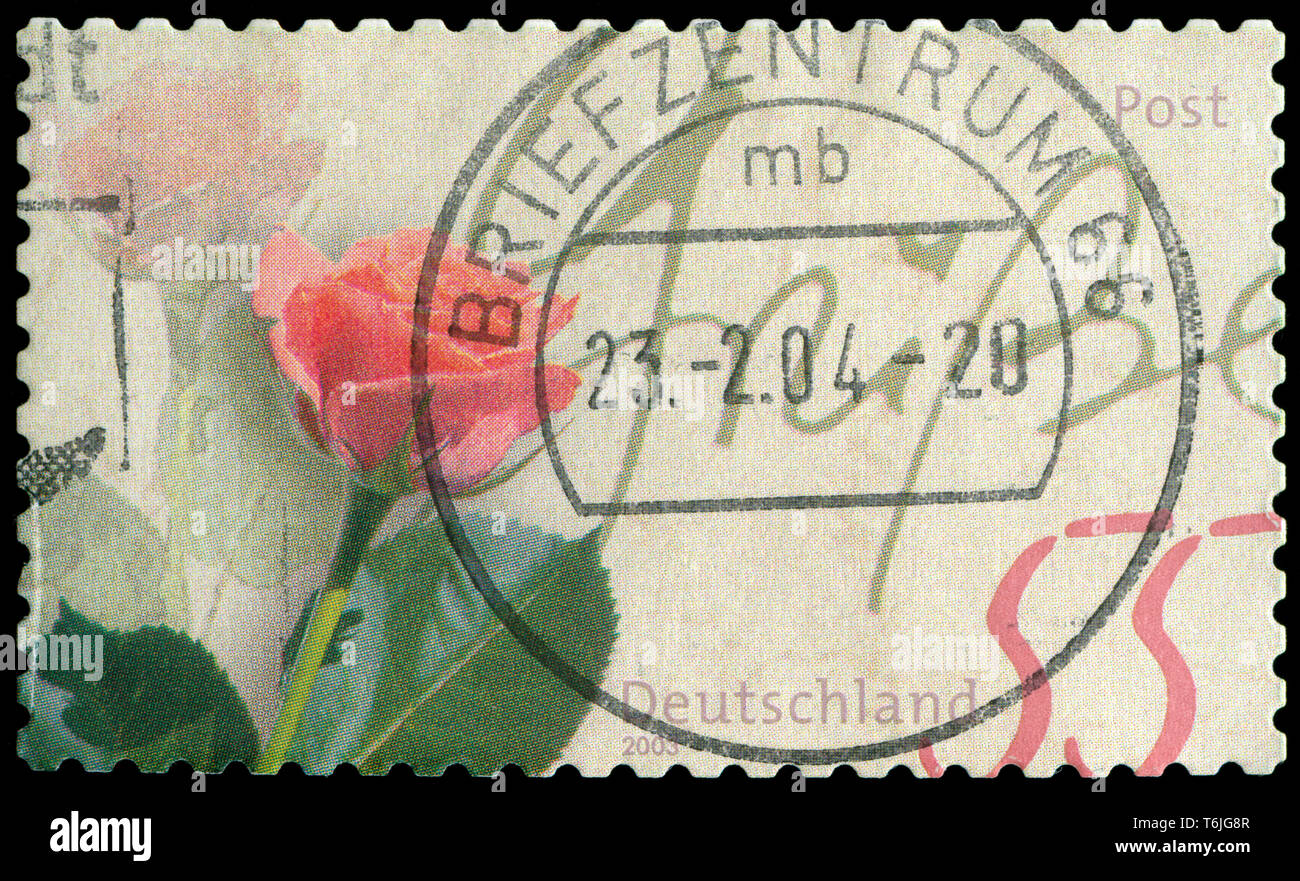 Postage stamp from the Federal Republic of Germany in the Greeting ...