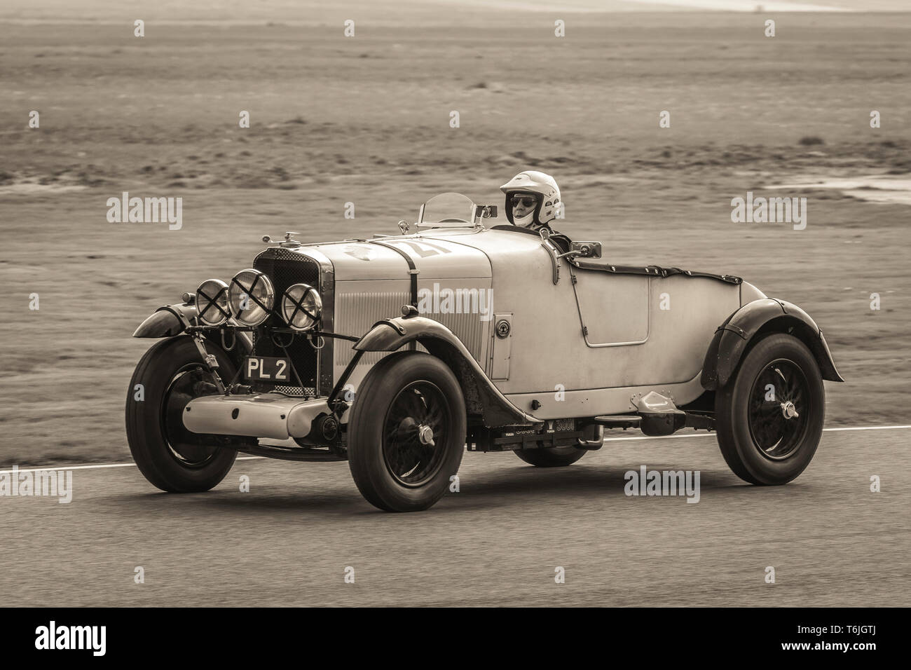 1930 Talbot AV90 Brooklands with driver Lucas Slijpen during the John ...