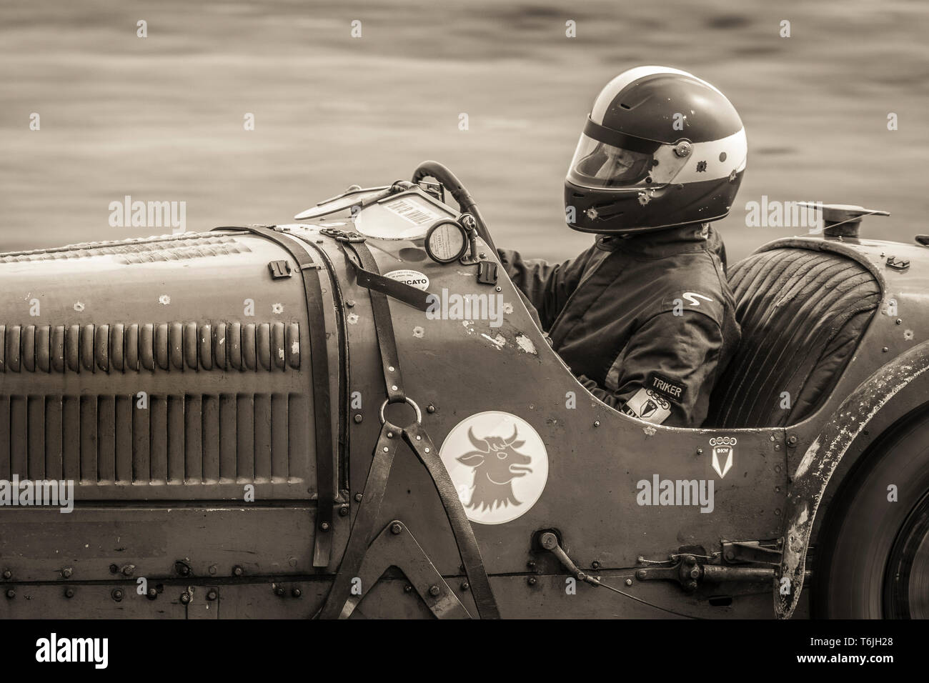 1925 Bugatti Type 35A with driver Philip Bewley during the John Duff ...