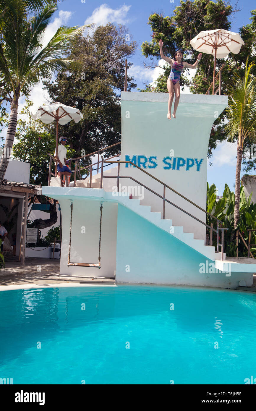 Beach club luxury, Bali, Indonesia Stock Photo - Alamy