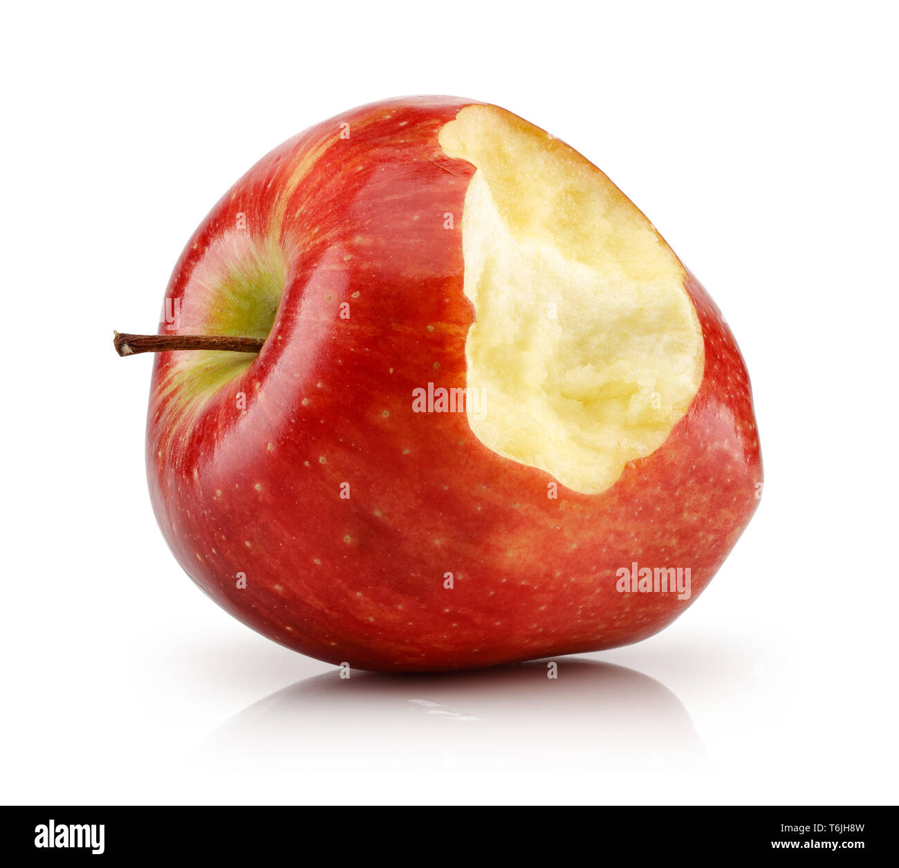 Bitten Red Apple