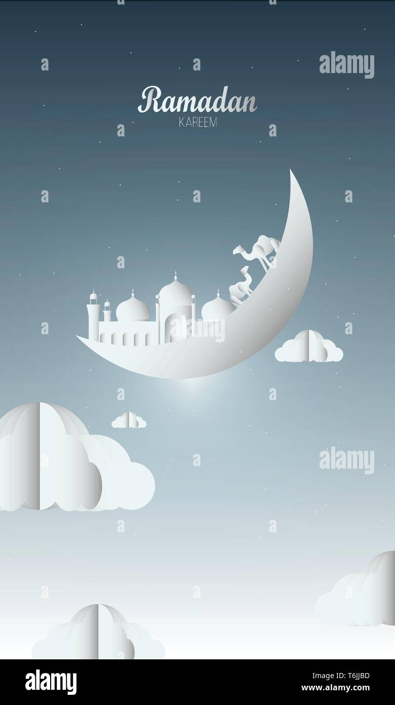 Ramadan Kareem greeting islamic design symbol with arabic pattern Stock ...