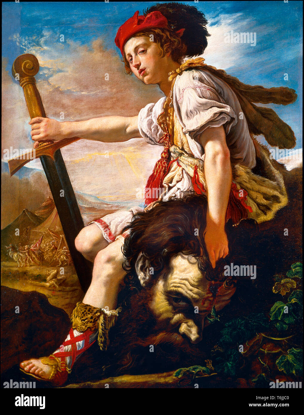 David goliath painting hi-res stock photography and images - Alamy