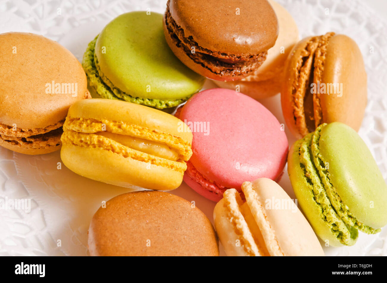 colorful French macaroons or macarons Stock Photo - Alamy
