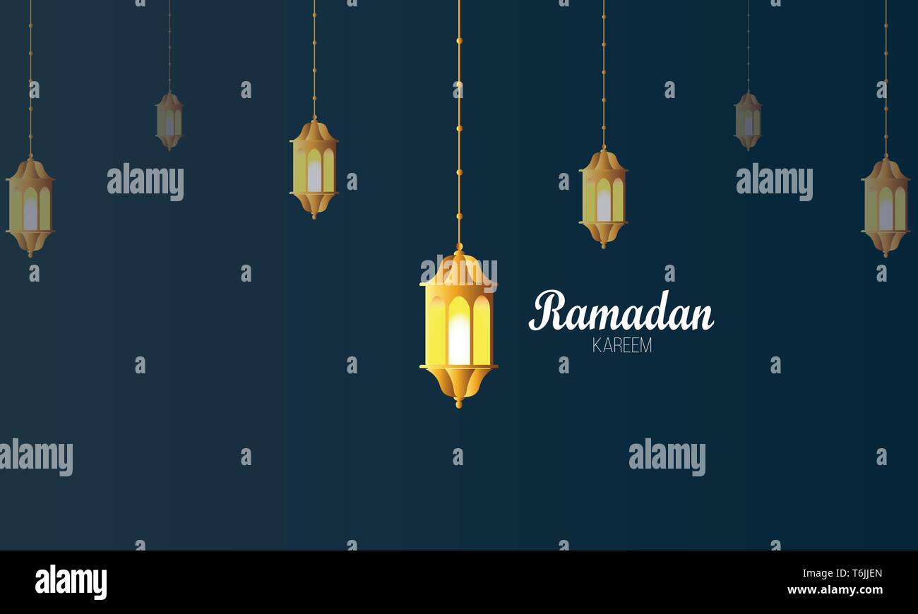 Arabic calligraphy design for Ramadan Kareem, mosque element, light ...