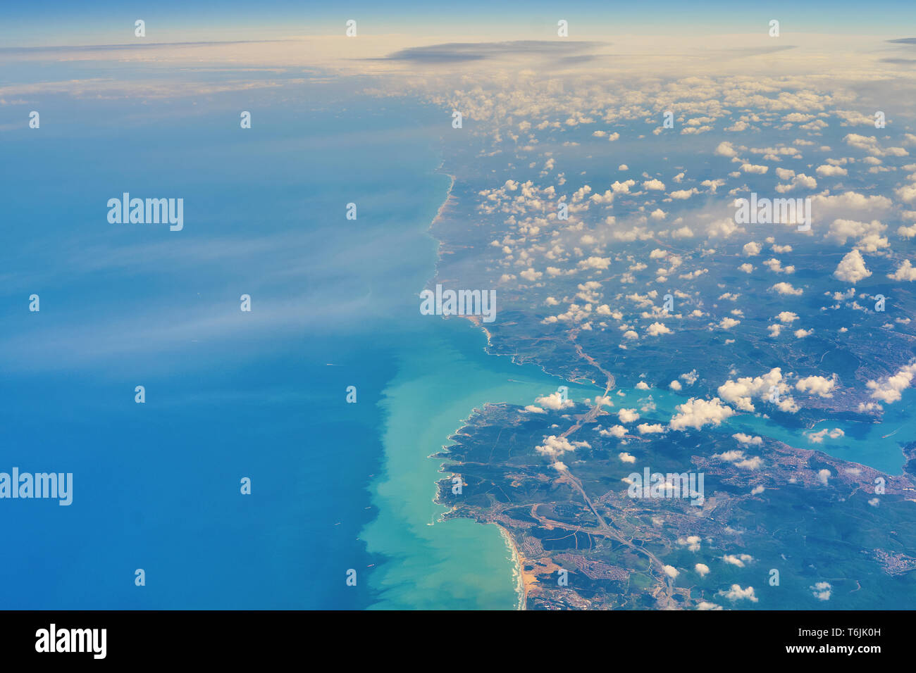 Map of bosporus strait hi-res stock photography and images - Alamy