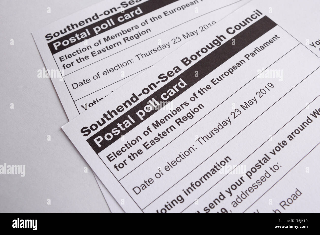 Polling card hi-res stock photography and images - Alamy