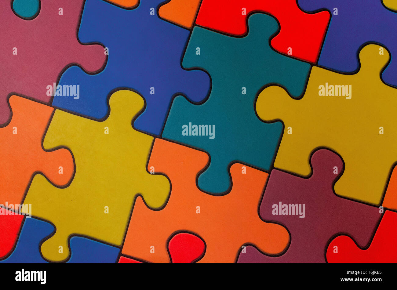 Fragment of a floor in a children's game room from multi-colored ...