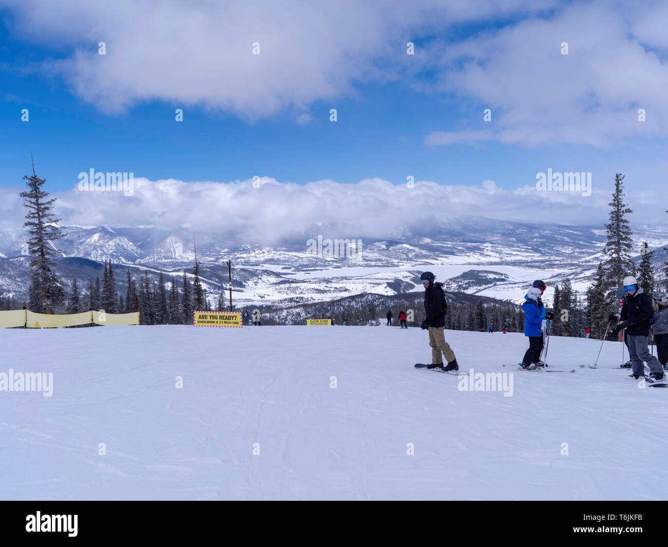 Ski school at Keystone Ski Resort, Keystone, Colorado, USA Stock Photo ...