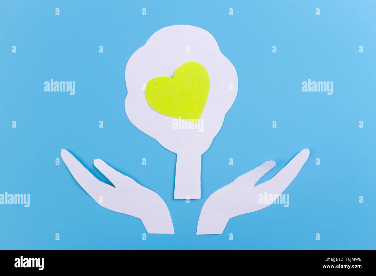 love to nature concept. environmental conservation Stock Photo - Alamy