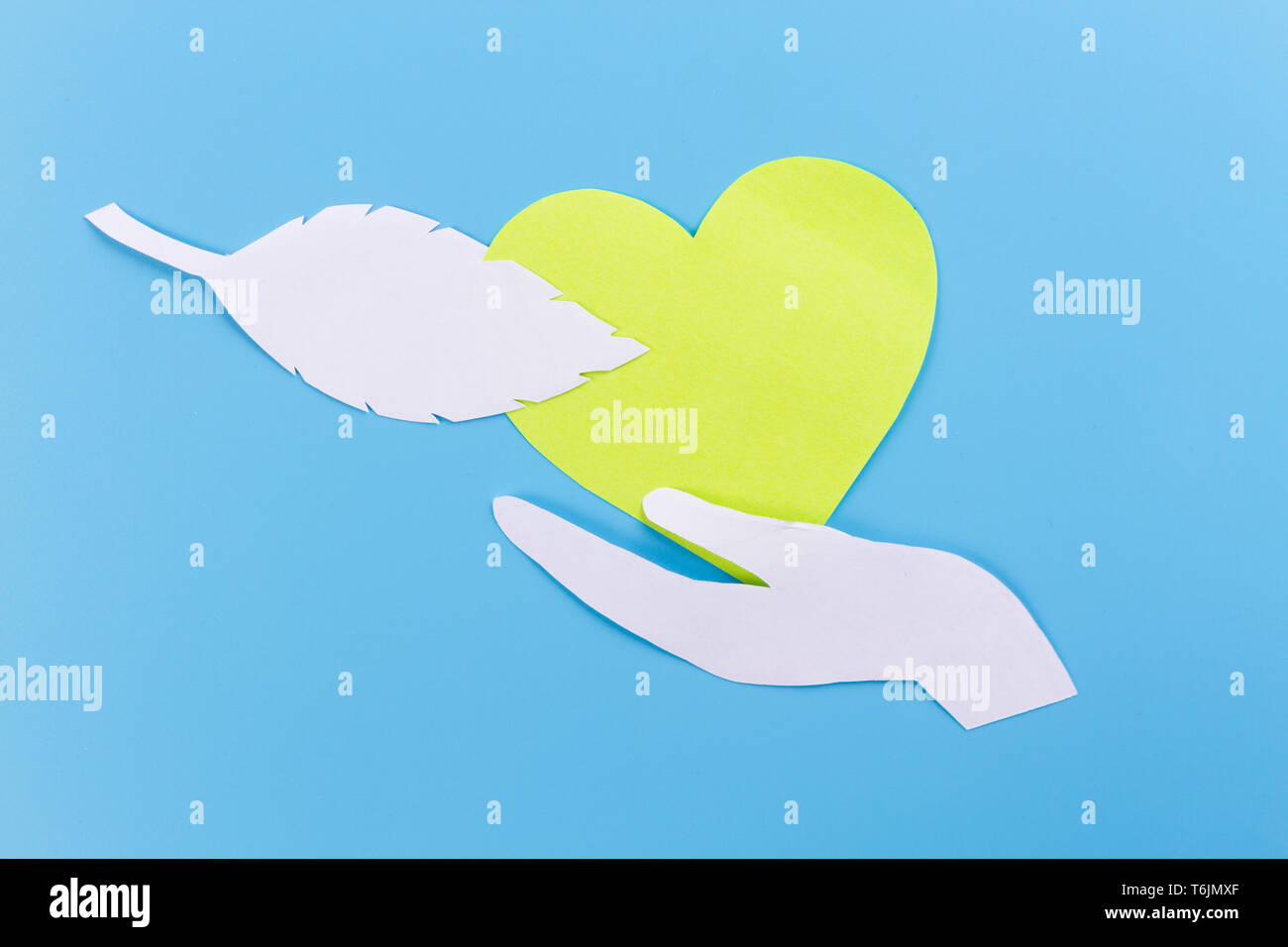 love to nature concept. environmental conservation Stock Photo - Alamy
