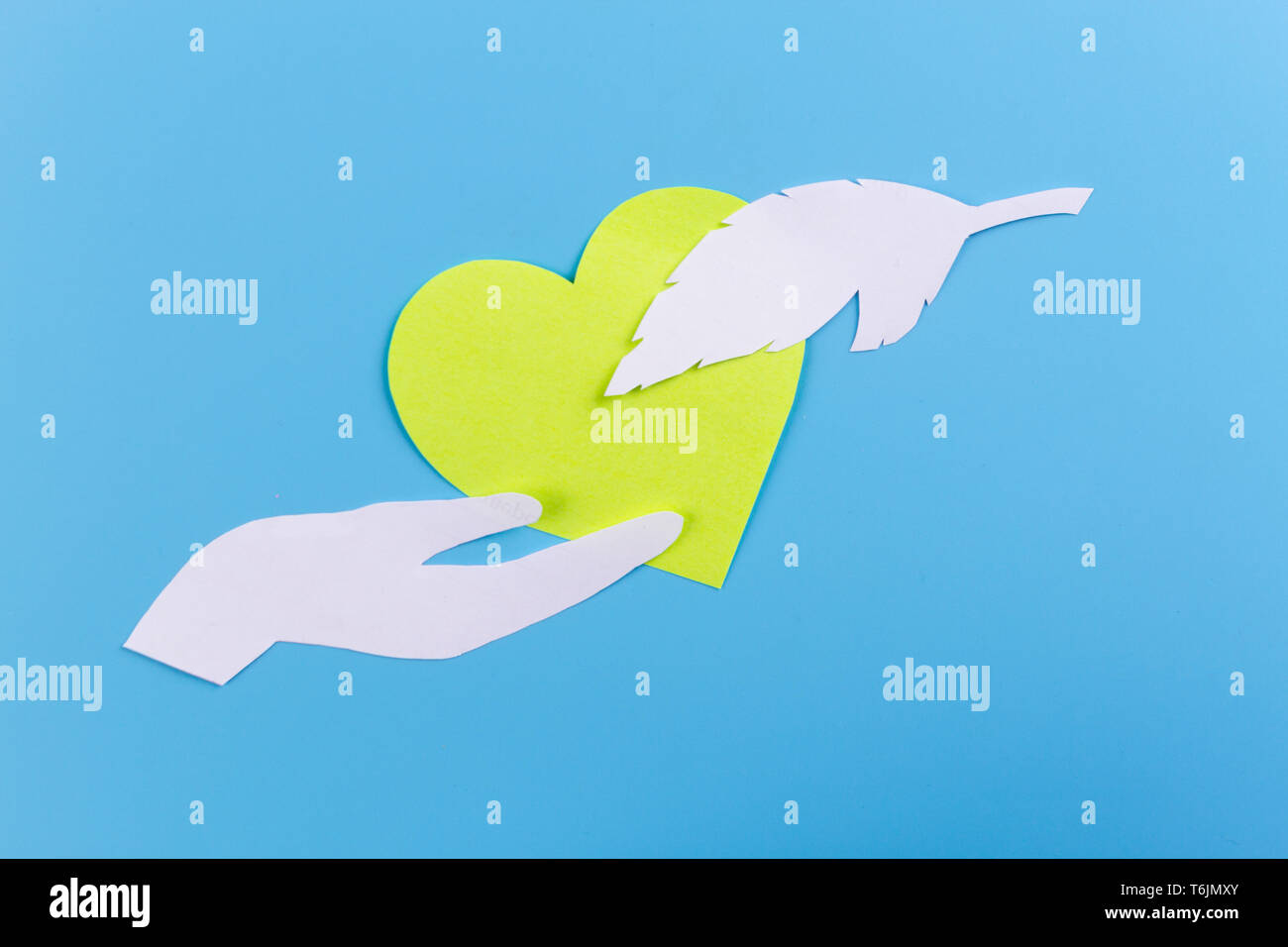 love to nature concept. environmental conservation Stock Photo - Alamy