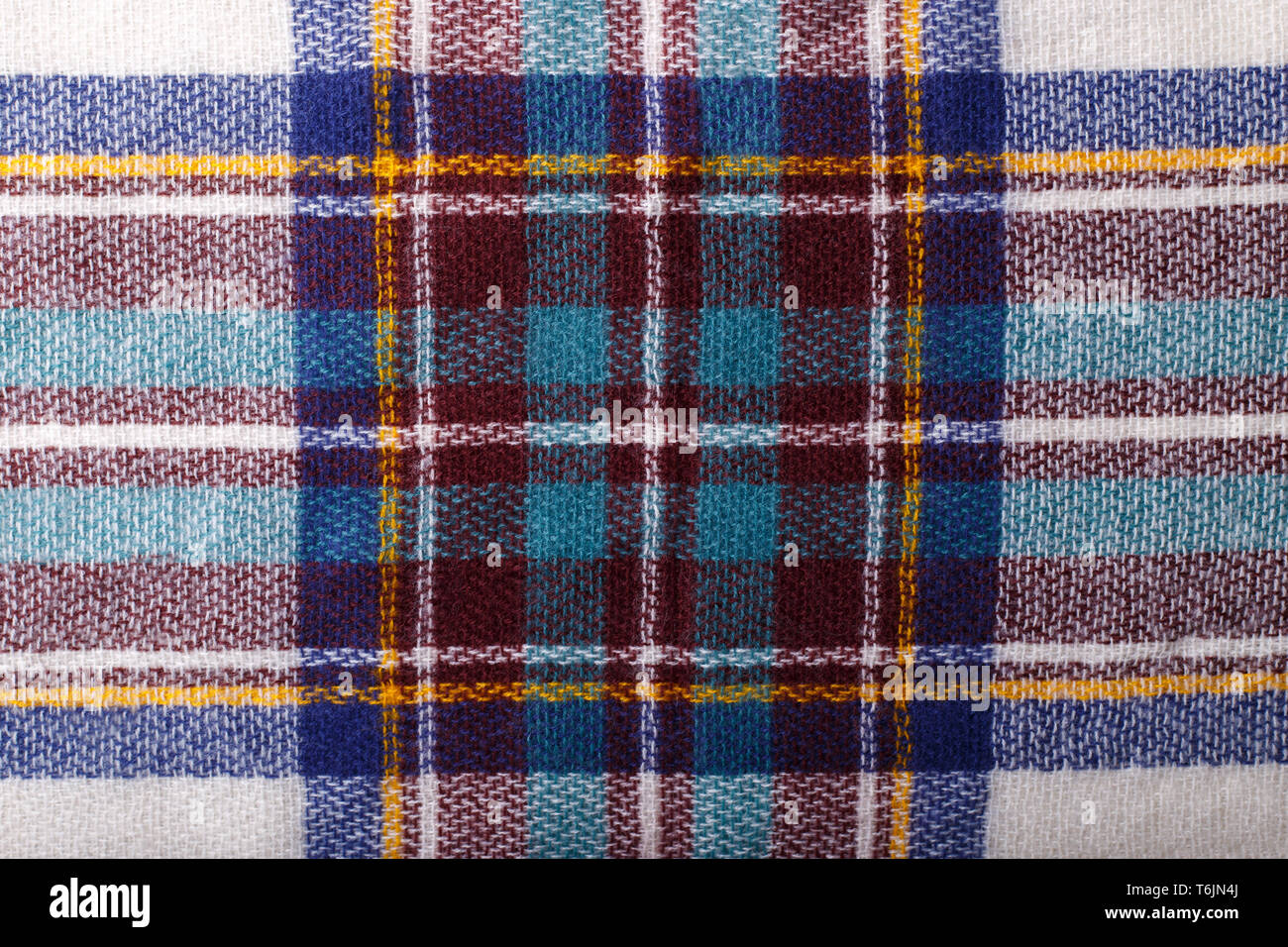 Checkered fabric texture Stock Photo - Alamy