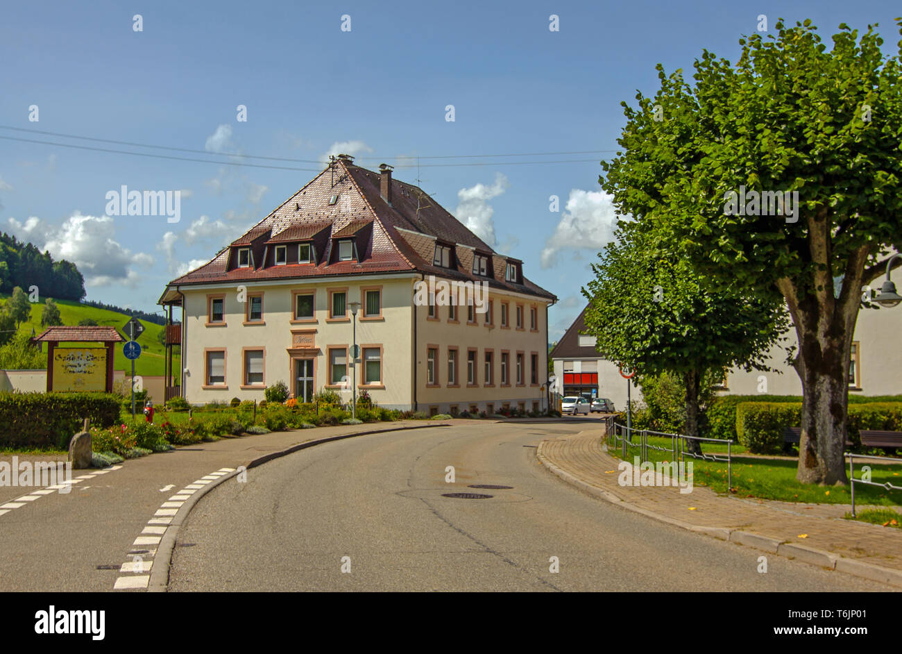 City hall Buchenbach, Black Forest Stock Photo - Alamy