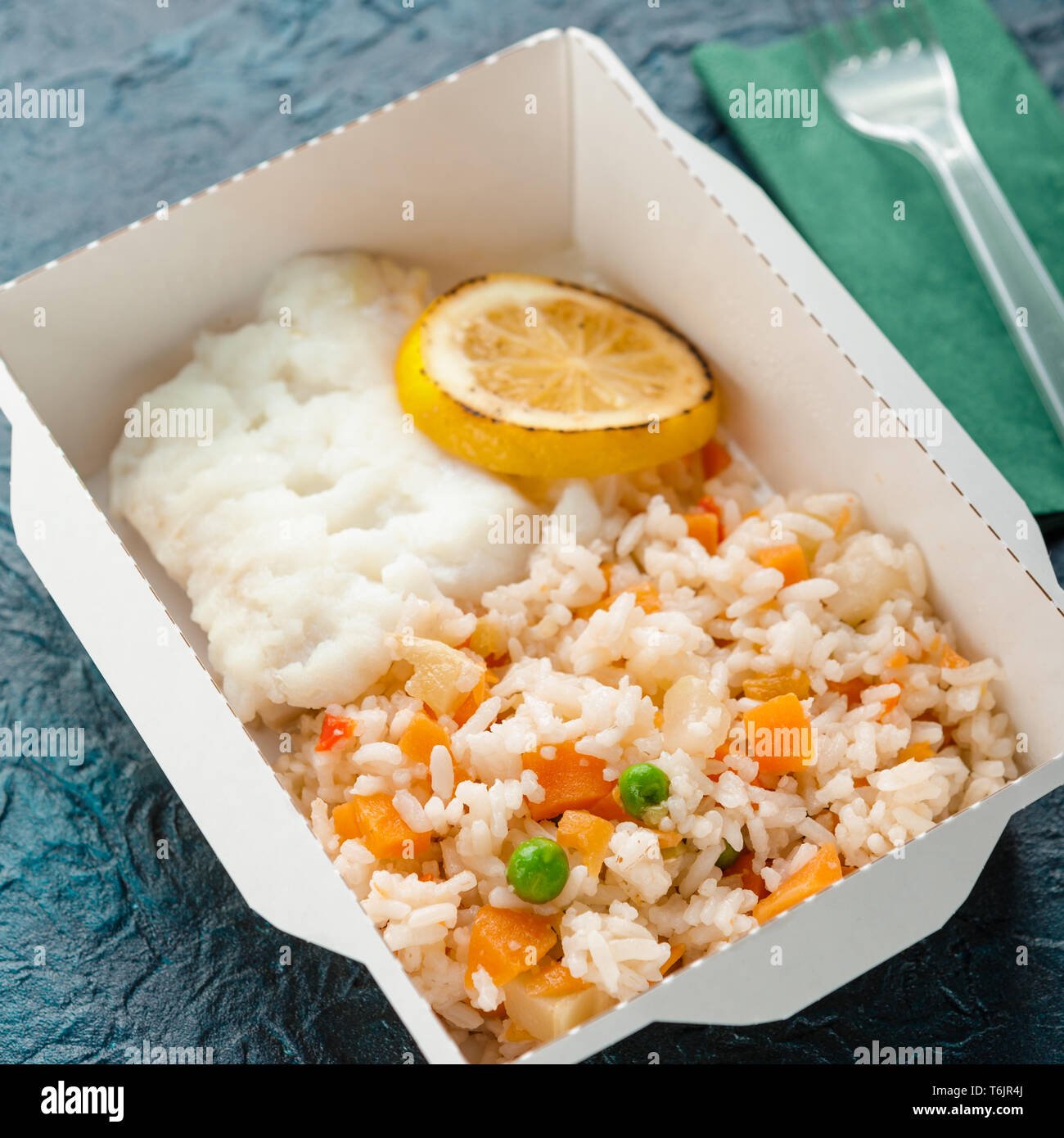Healthy food delivery Stock Photo - Alamy