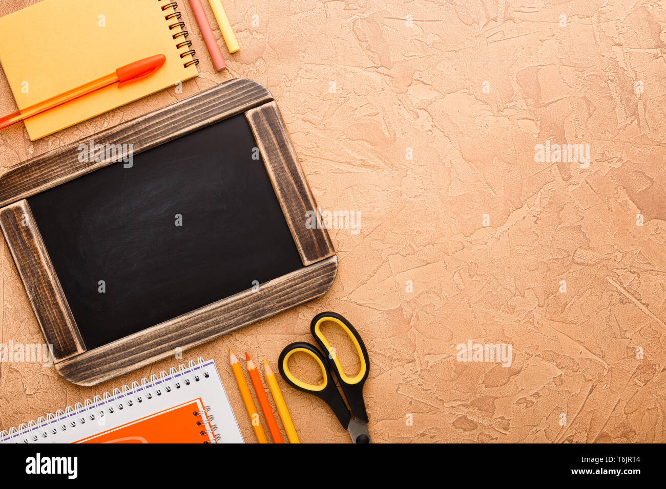 Composition different school supplies hi-res stock photography and ...