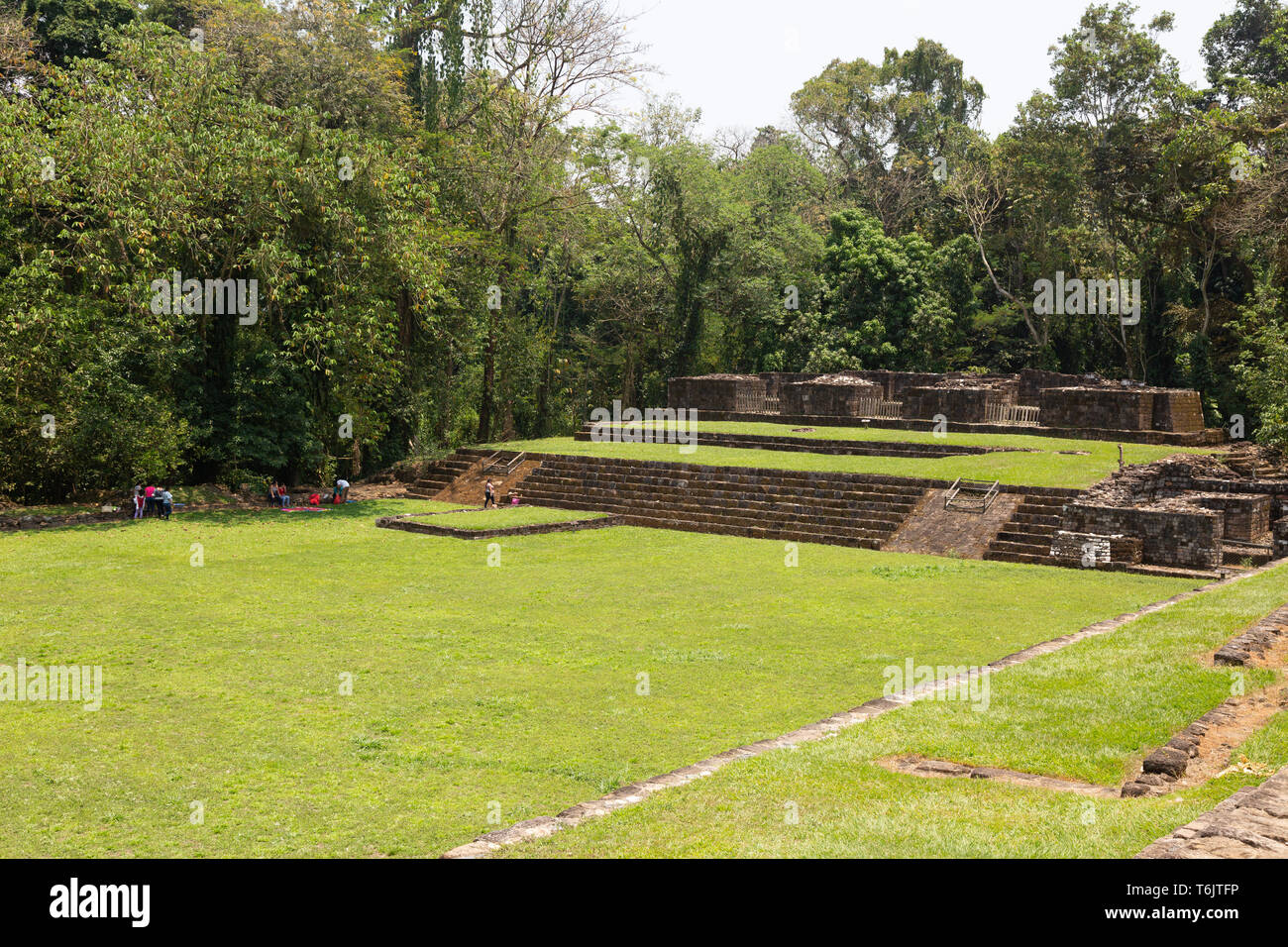Quirigua Guatemala - the acropolis, Quirigua mayan ruins UNESCO World ...