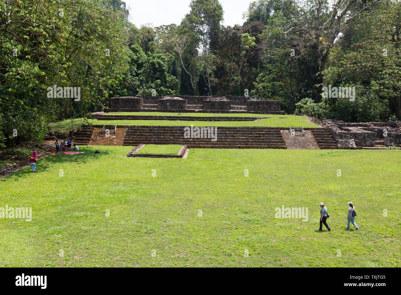 Quirigua Guatemala - the acropolis, Quirigua mayan ruins UNESCO World ...