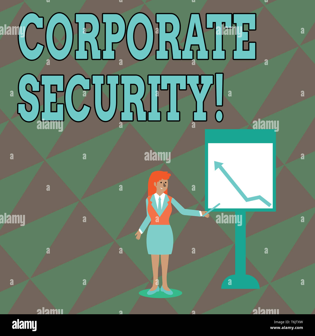 Text sign showing Corporate Security. Business photo text practice of ...
