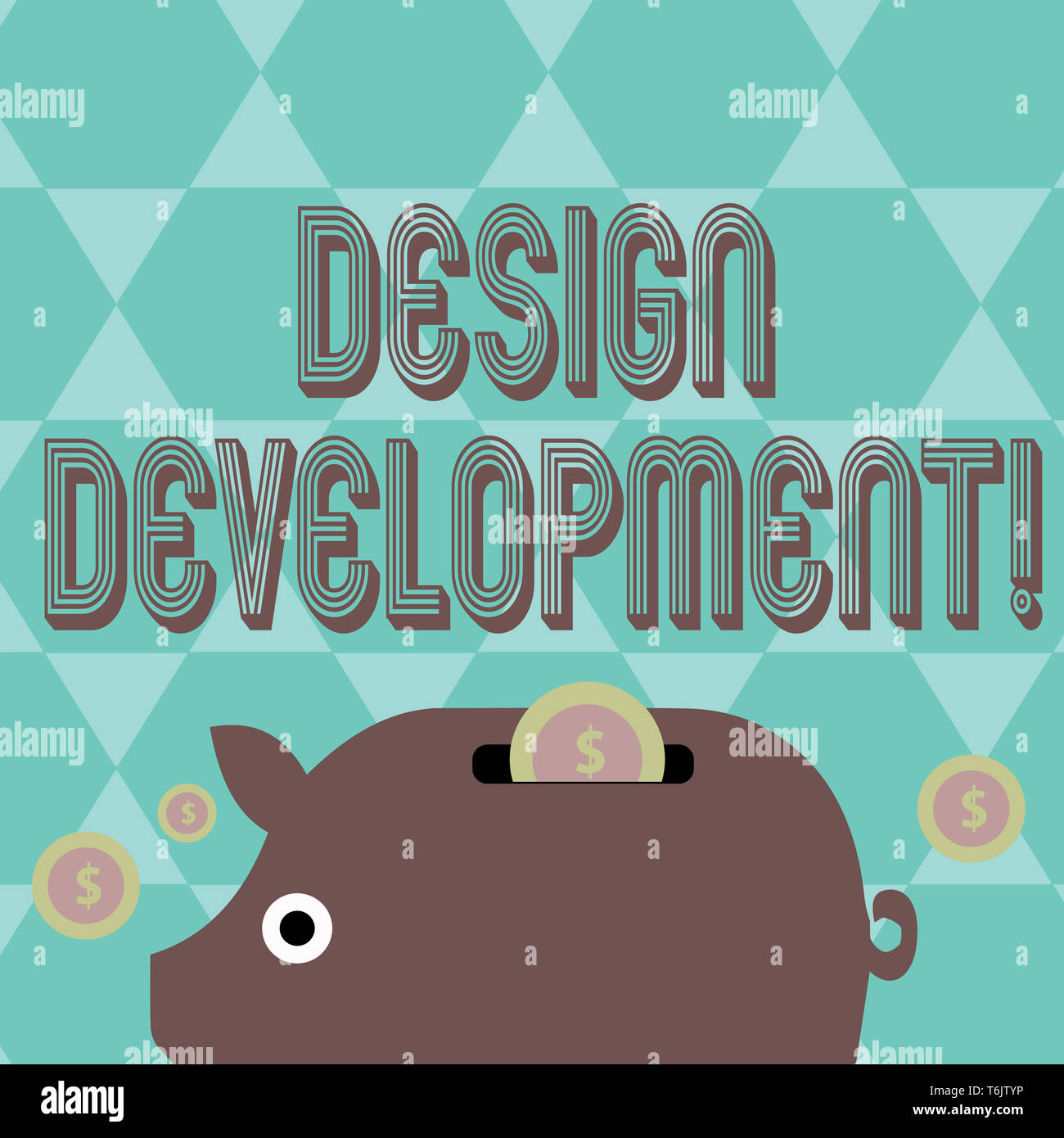 Writing note showing Design Development. Business concept for technical ...