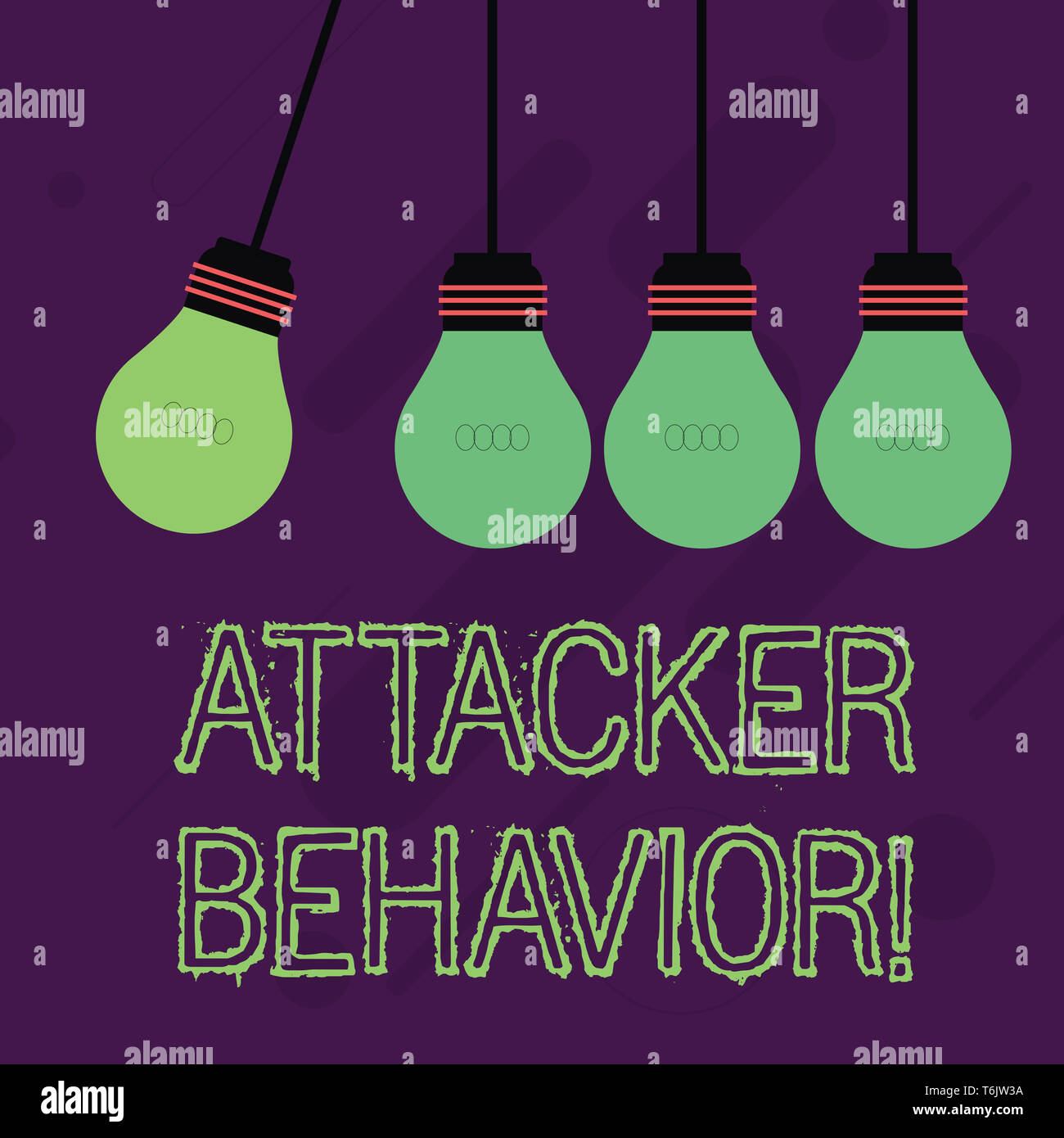 Writing Note Showing Attacker Behavior Business Concept For Analyze