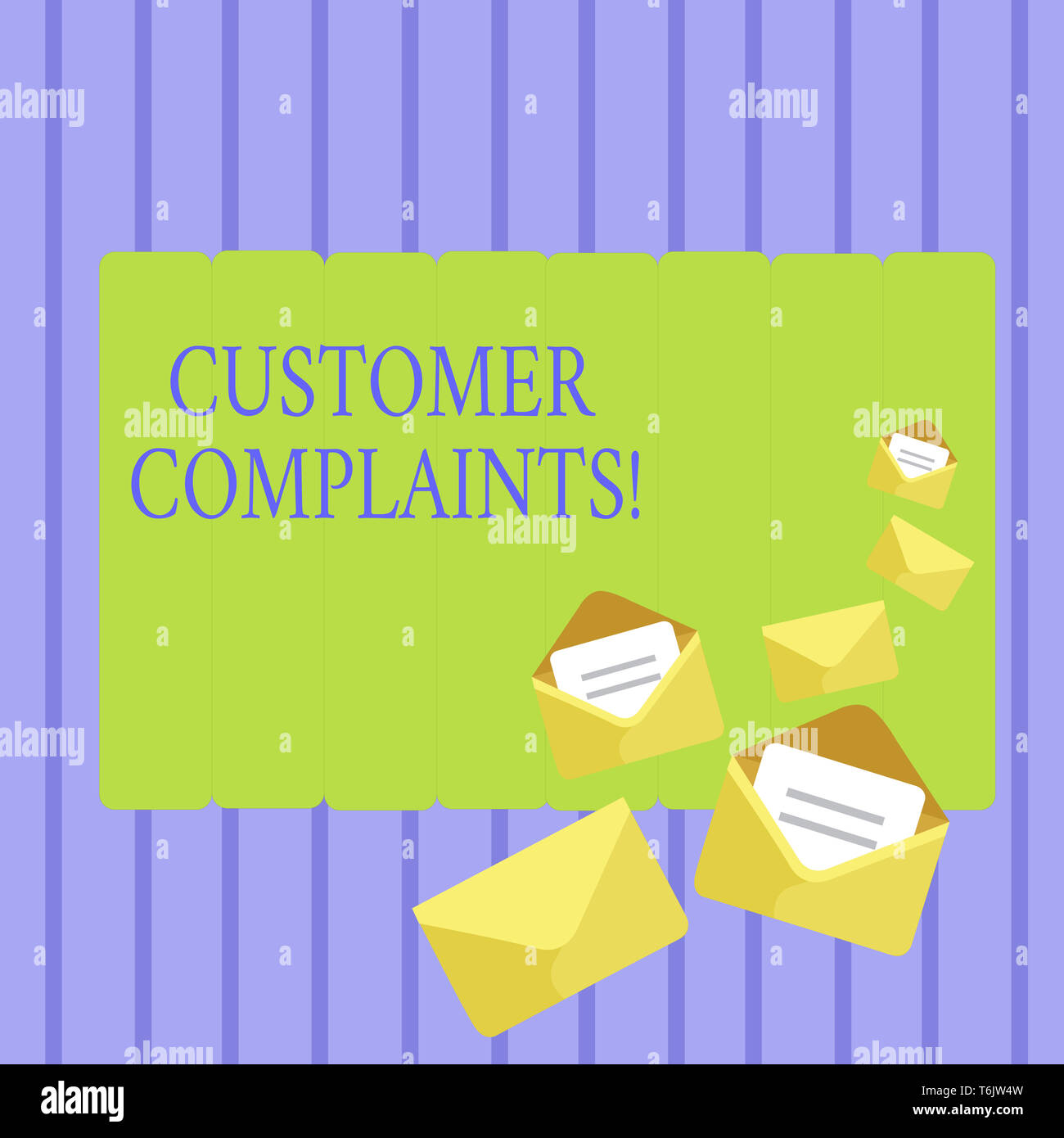 Writing note showing Customer Complaints. Business concept for ...