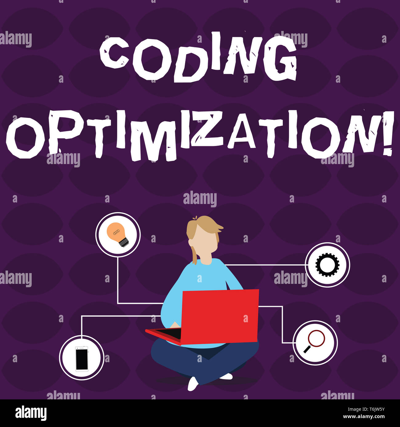 Word Writing Text Coding Optimization Business Photo Showcasing Method Of Code Modification To
