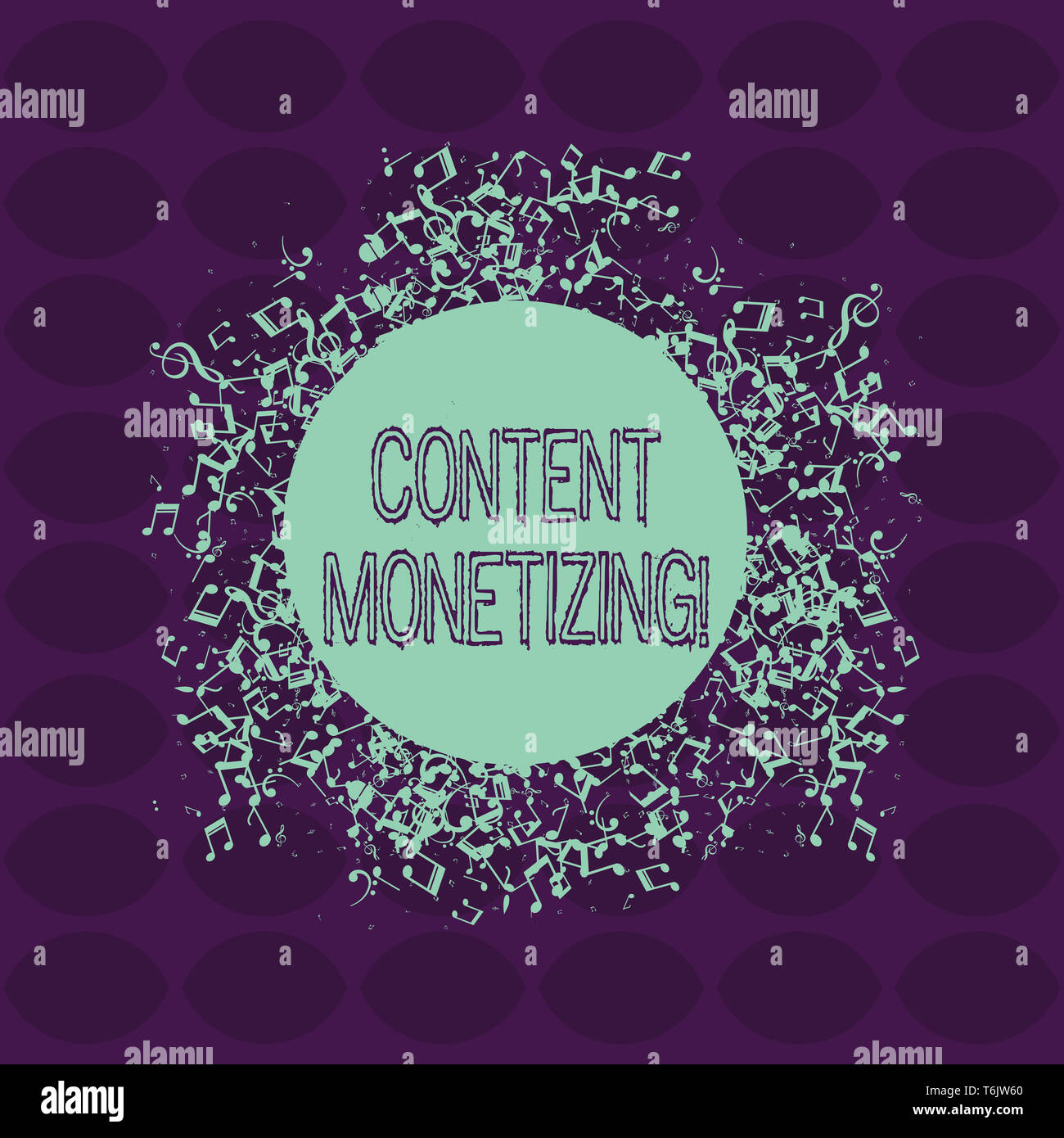 Text sign showing Content Monetizing. Business photo showcasing making ...