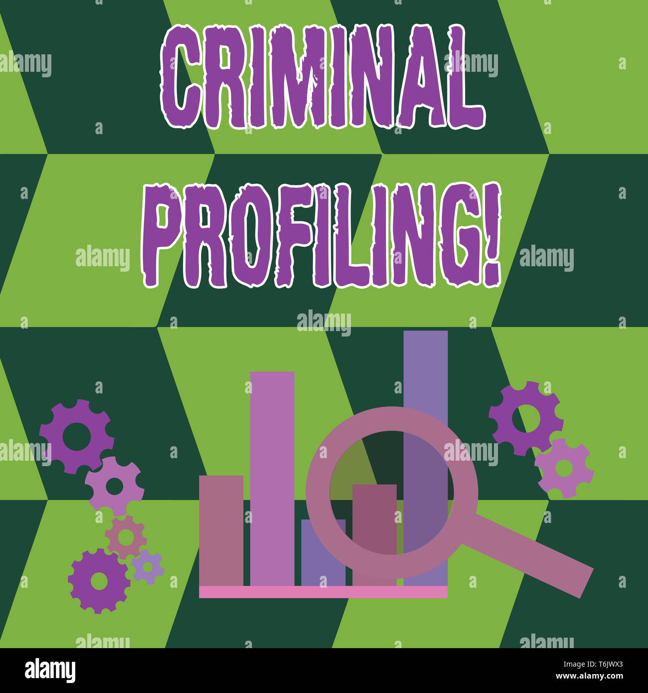 Word writing text Criminal Profiling. Business photo showcasing Develop ...