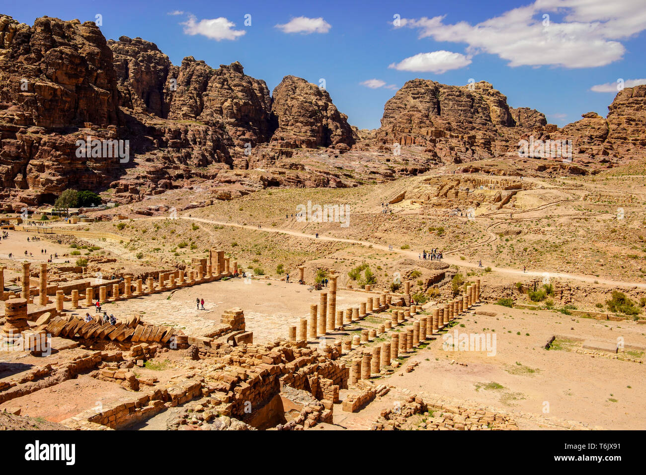 Petra Great Temple, Petra, Jordan Stock Photo - Alamy