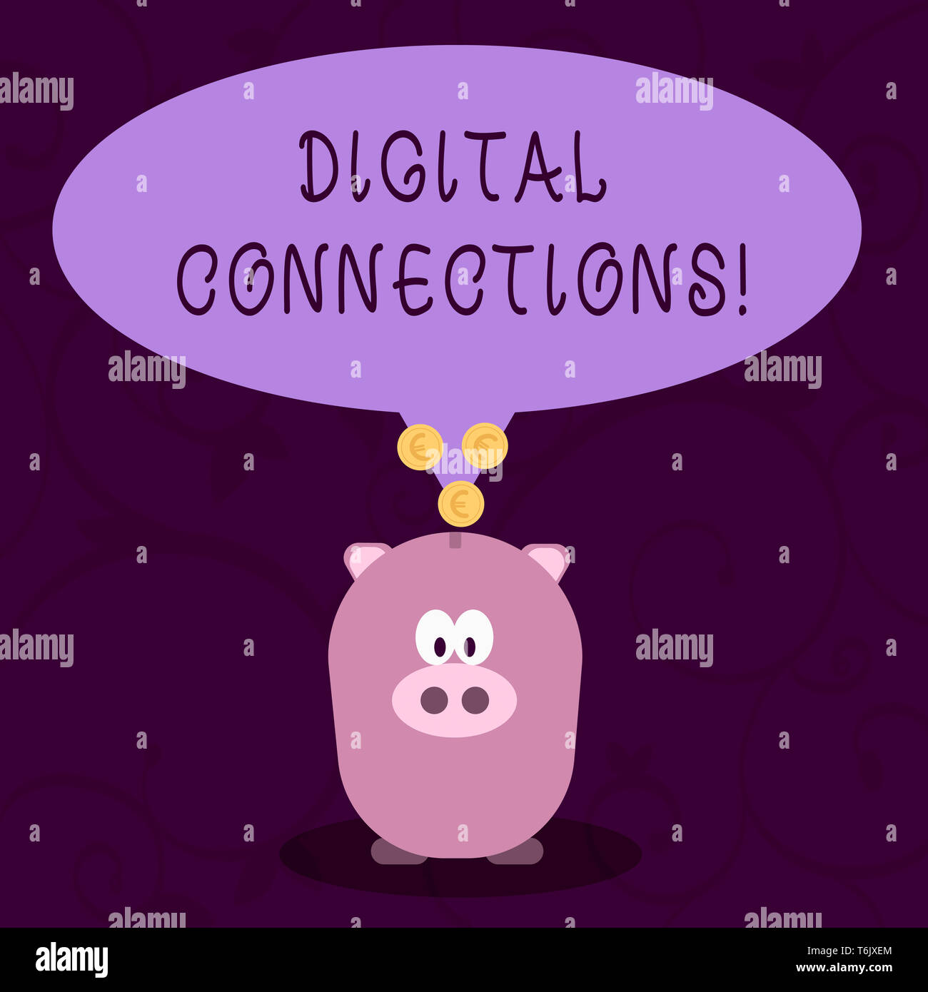 Word writing text Digital Connections. Business photo showcasing the ...