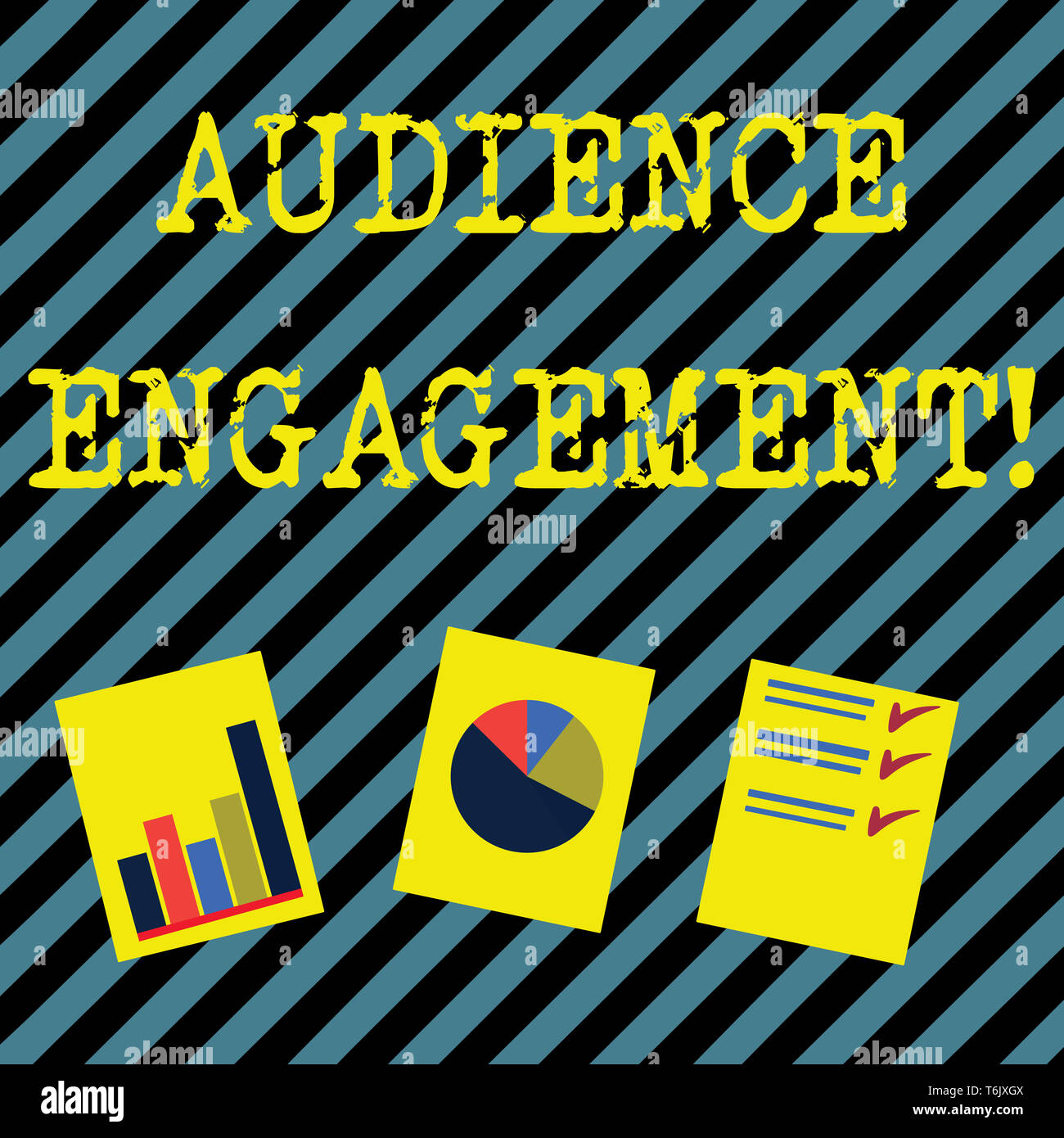 Text sign showing Audience Engagement. Business photo showcasing active ...