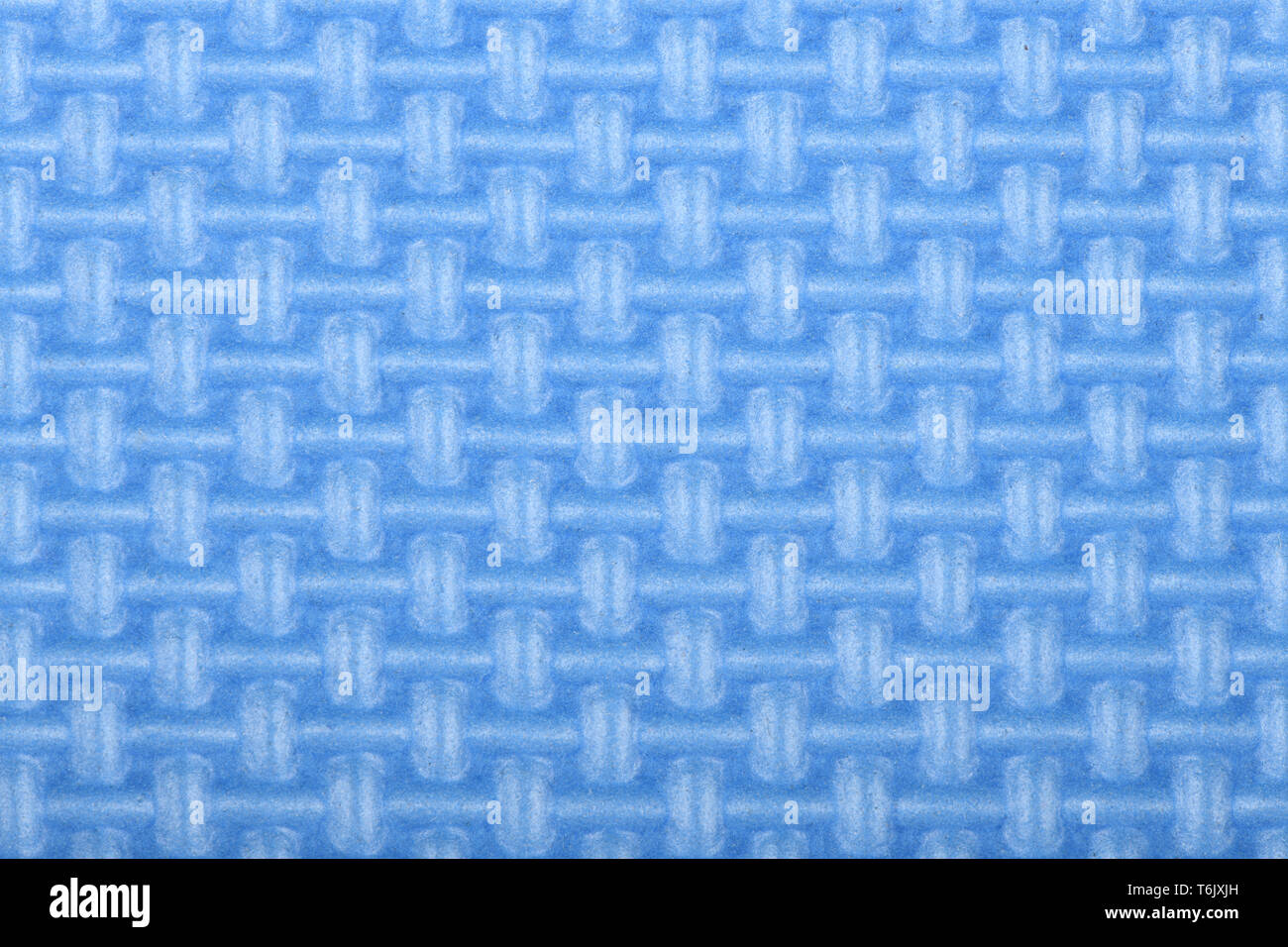 Texture of a polyethylene blue shine gym mat. Yoga mat texture. Blue ...
