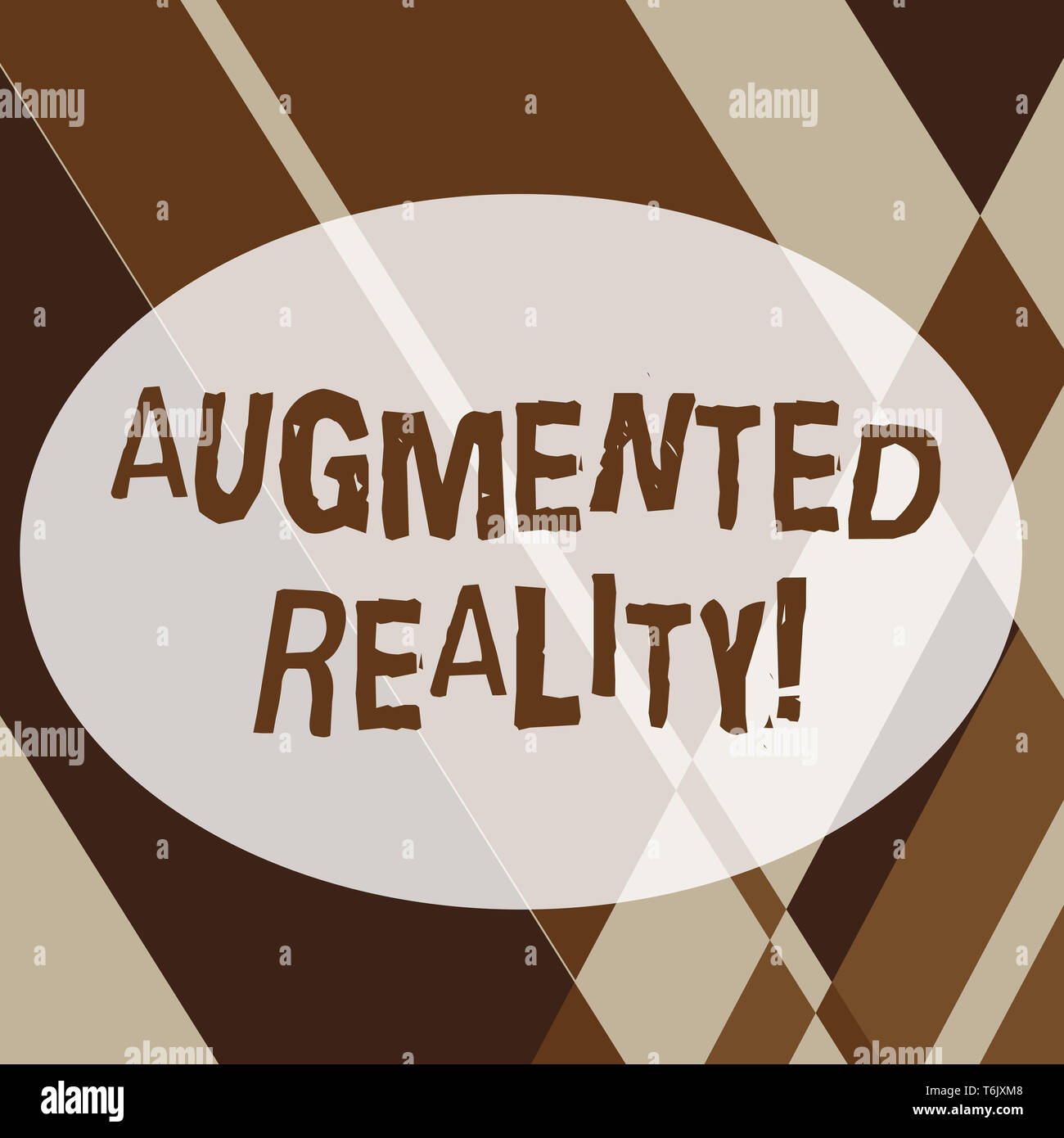 Text sign showing Augmented Reality. Business photo text interactive ...