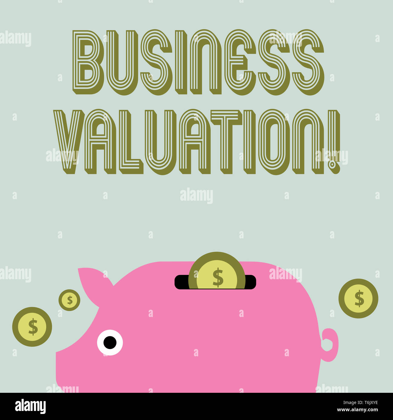 Text sign showing Business Valuation. Business photo text determining ...