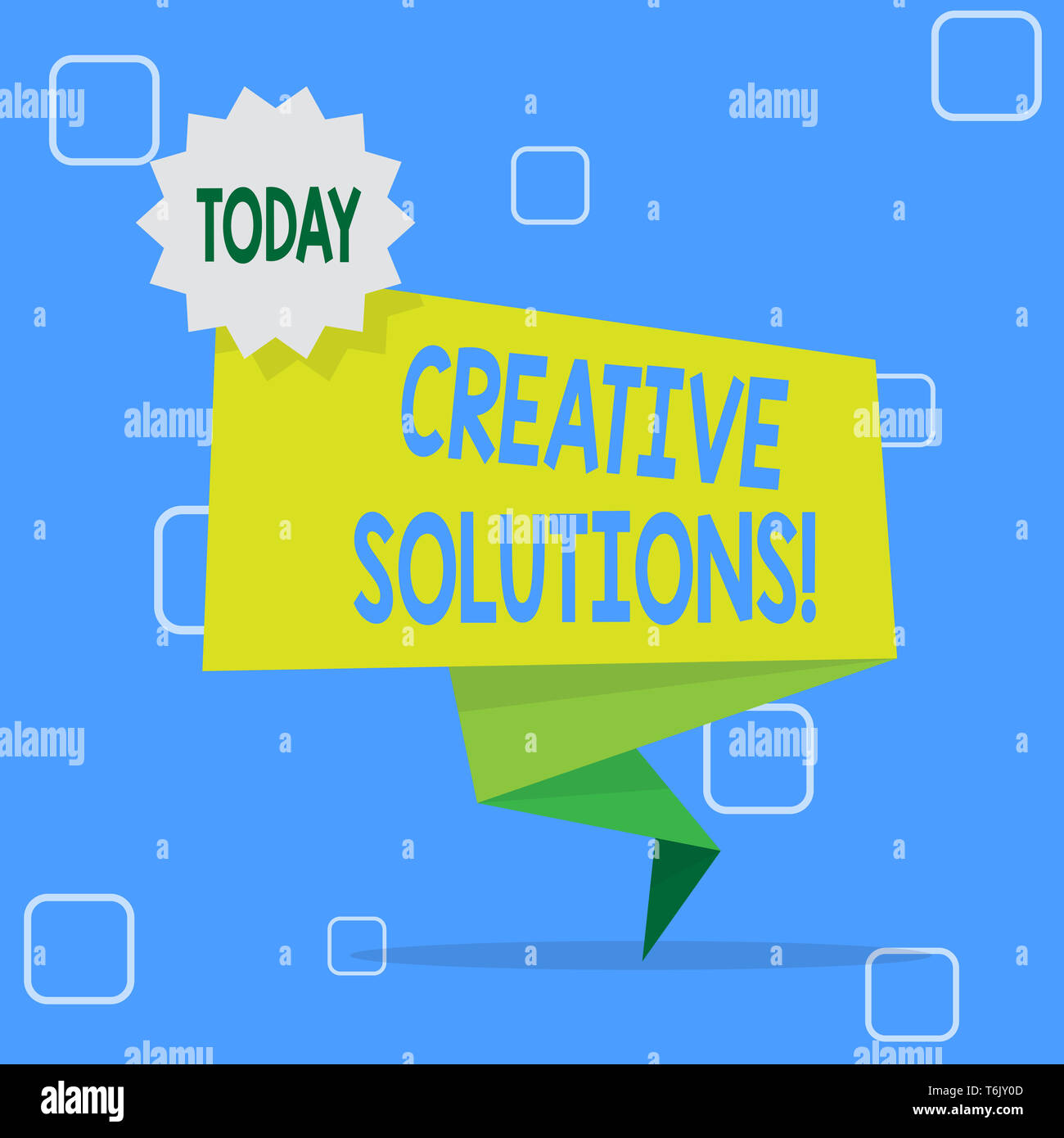 Handwriting text Creative Solutions. Conceptual photo mental process of ...