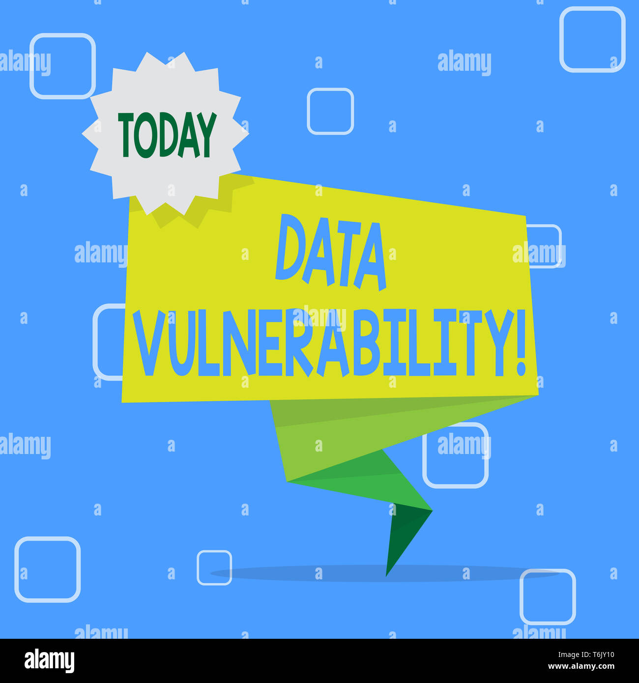 Handwriting Text Data Vulnerability Conceptual Photo Weakness Of A Data Which Can Be Exploited