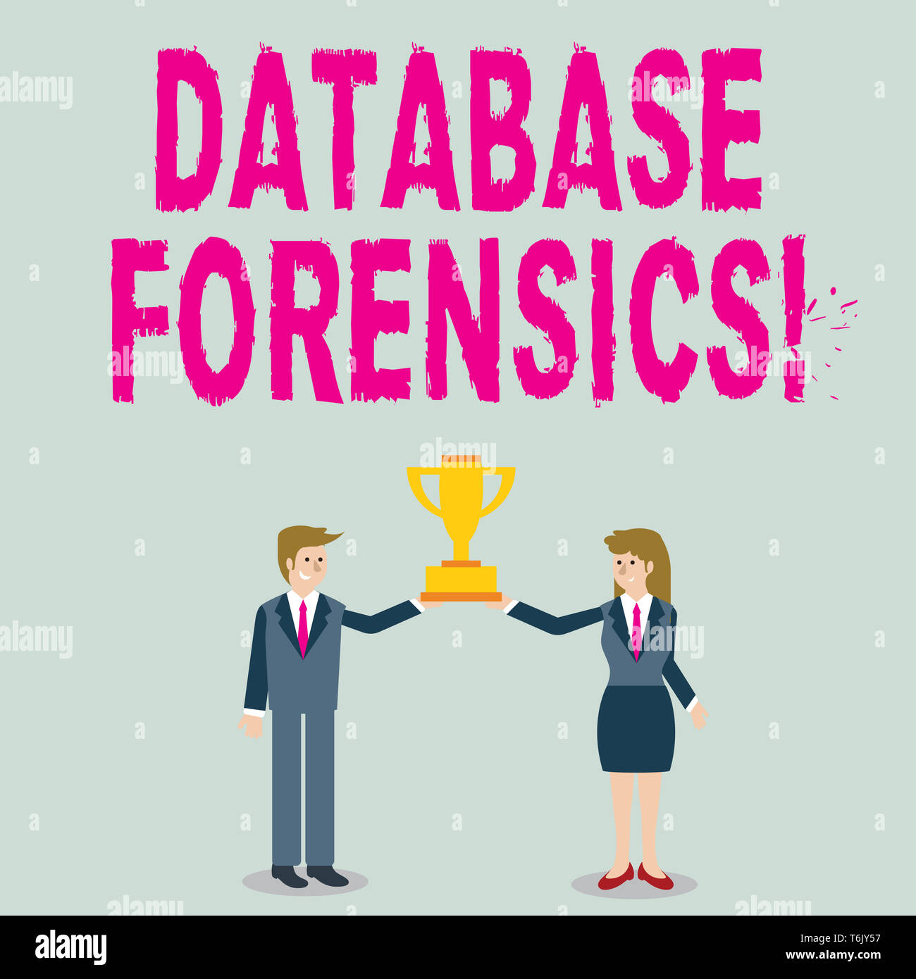 Word writing text Database Forensics. Business photo showcasing identifying transactions within ...