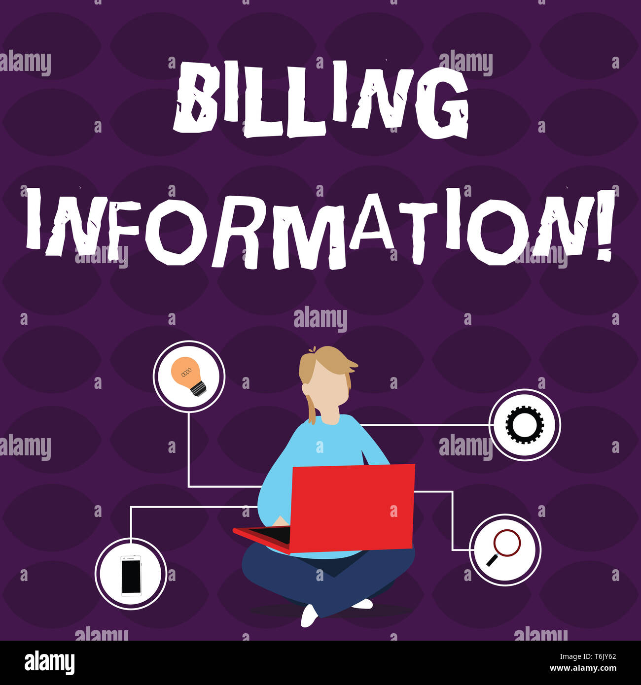 Word writing text Billing Information. Business photo showcasing ...