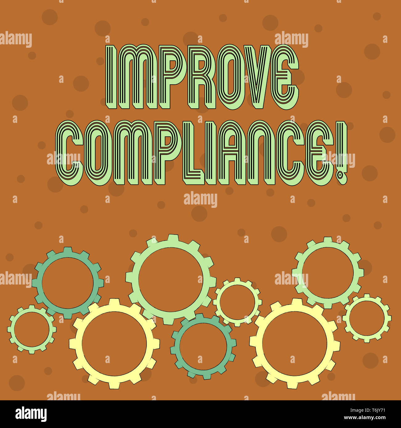 Conceptual hand writing showing Improve Compliance. Concept meaning ...