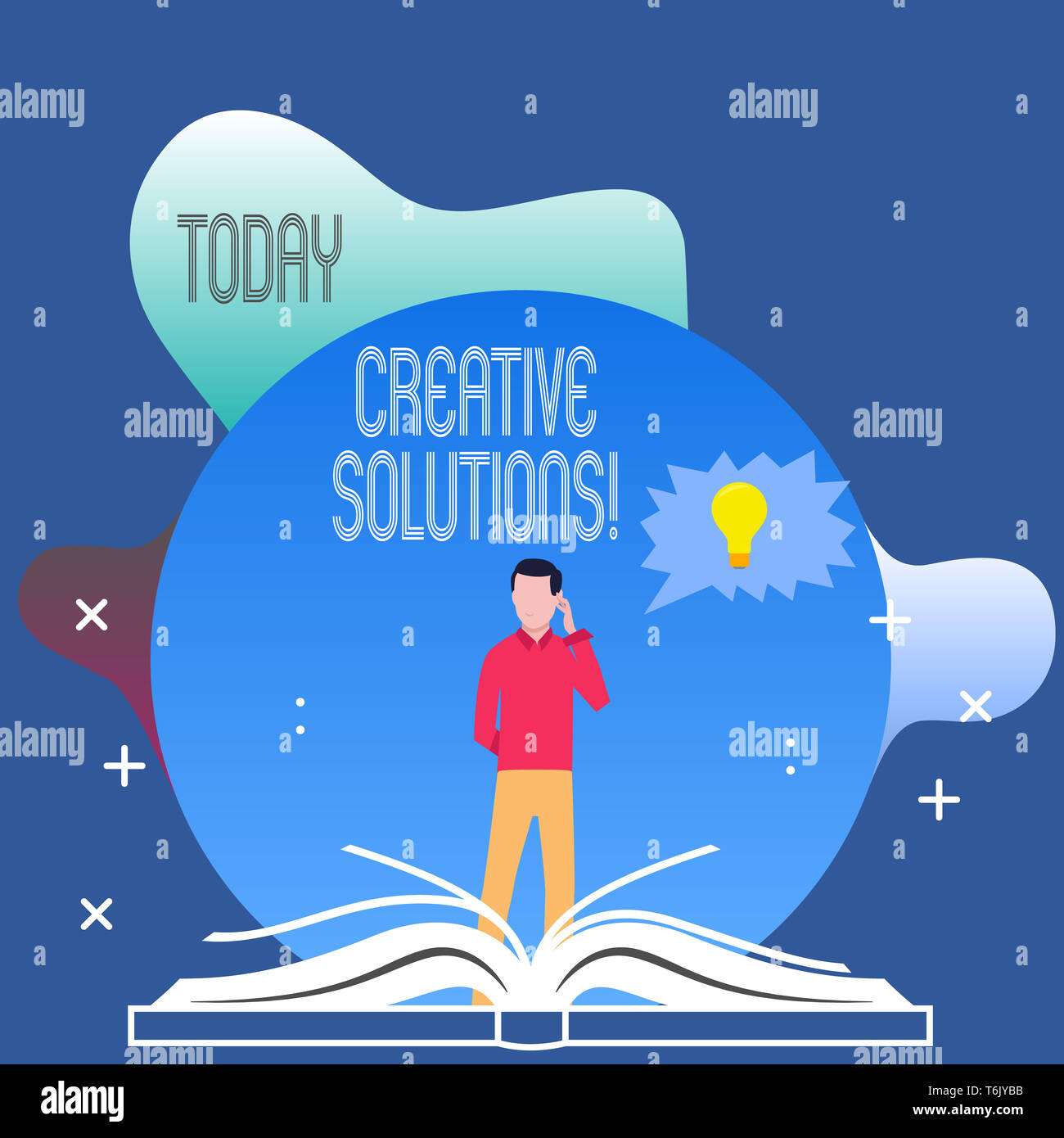 Conceptual hand writing showing Creative Solutions. Concept meaning ...