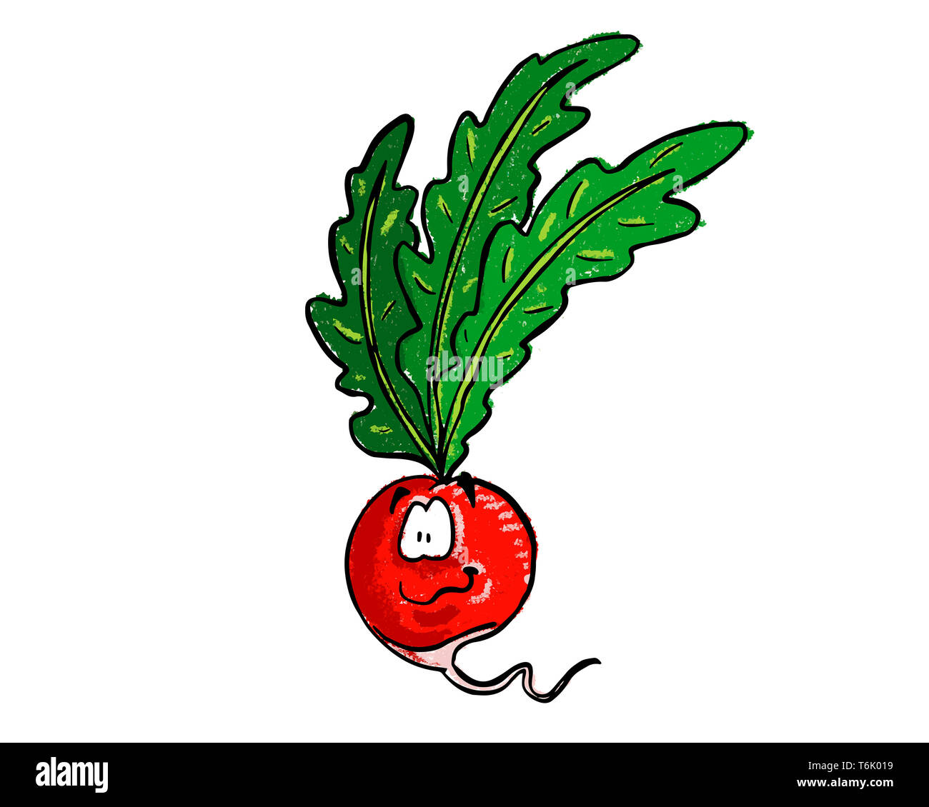 Cartoon radish Cut Out Stock Images & Pictures - Alamy